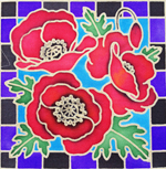 Pack of 5 Assorted Gutta Outlines - Exotic Flower Pack - silkcraft.co.uk