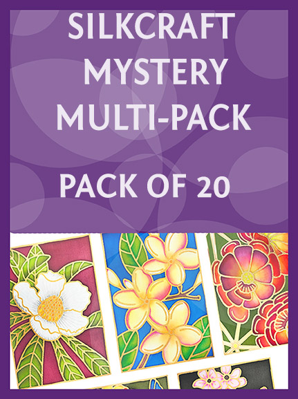 Mystery Workshop pack of 20 gutta outlines - silkcraft.co.uk